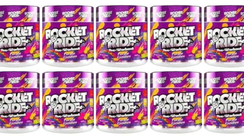 Veiligheidswaarschuwing voor Rocket Ride Pre-Workout Purple Candies