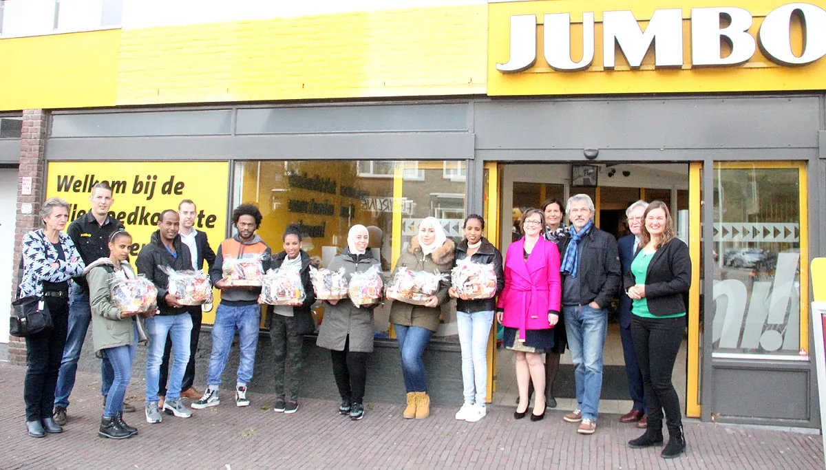 Jumbo van Oppen in Geleen wint VluchtelingenWerkAward 2017