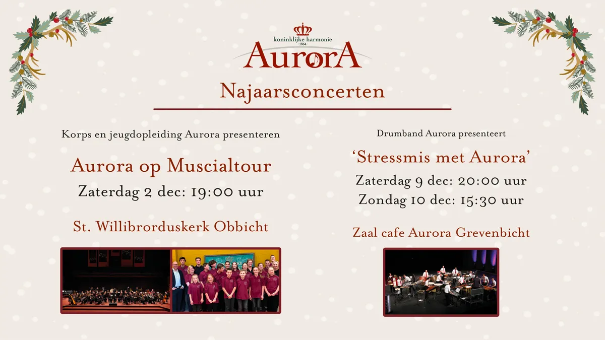 Unieke najaarsconcerten van KH Aurora Grevenbicht-Papenhoven