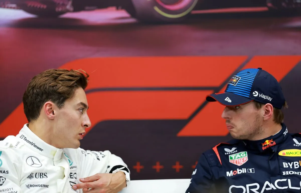 George Russell bryder tavsheden efter kritik fra Max Verstappen George Russell bryder tavsheden efter kritik fra Max Verstappen