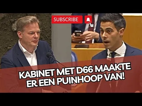Pats! Pieter Omtzigt VERNIELT Rob Jetten: 'D66 kabinet heeft er zélf ...