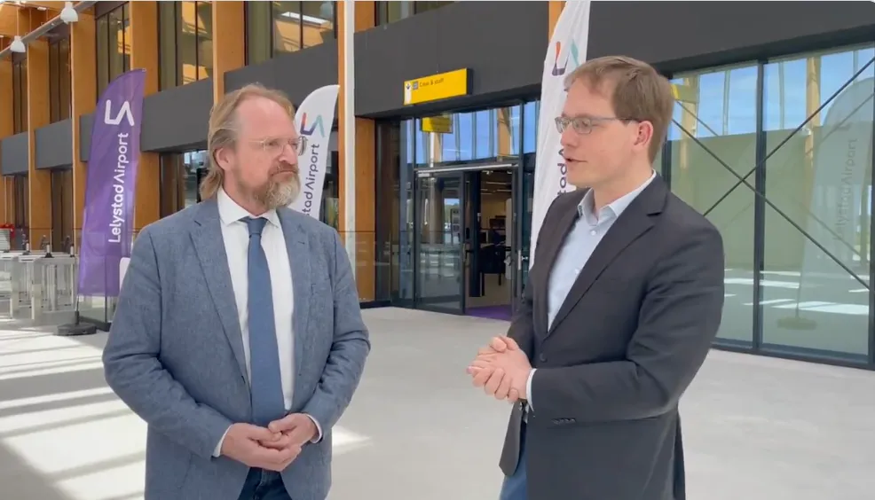 Filmpje! Johan Dessing en Pepijn van Houwelingen: 'Lelystad Airport ...