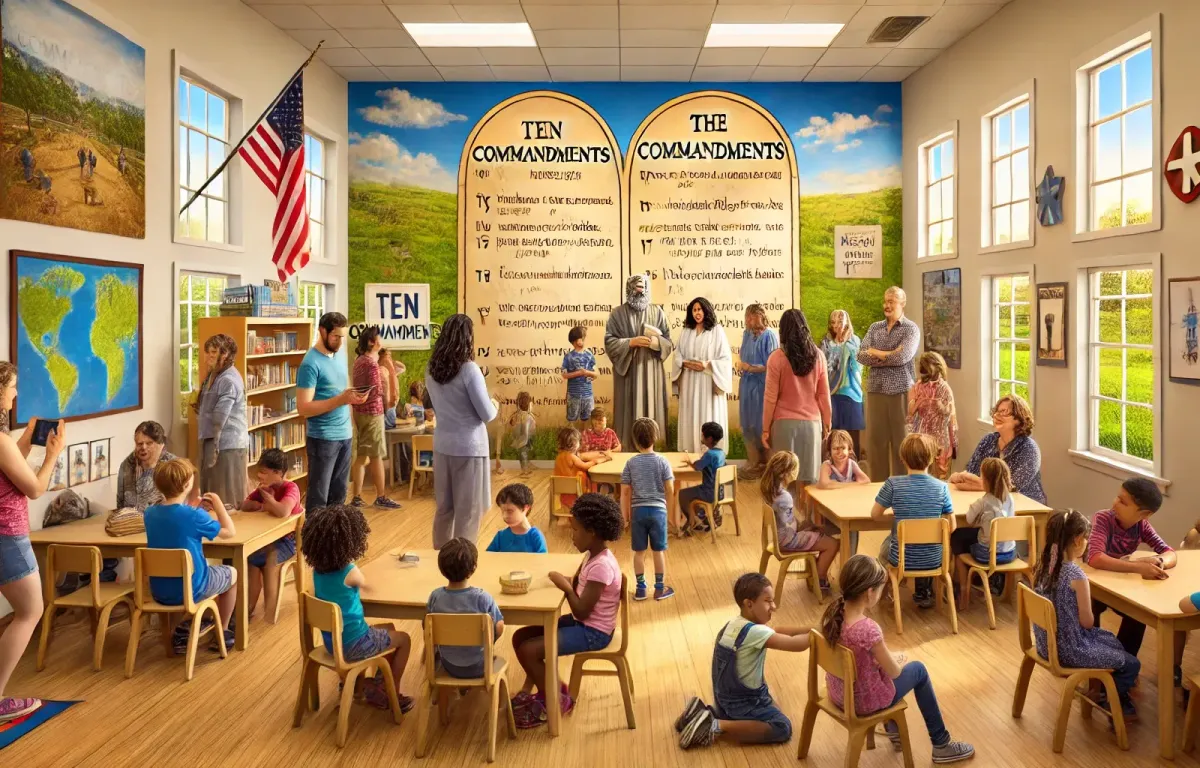 Geweldig idee! Amerikaanse staat VERPLICHT scholen de 10 geboden op te ...