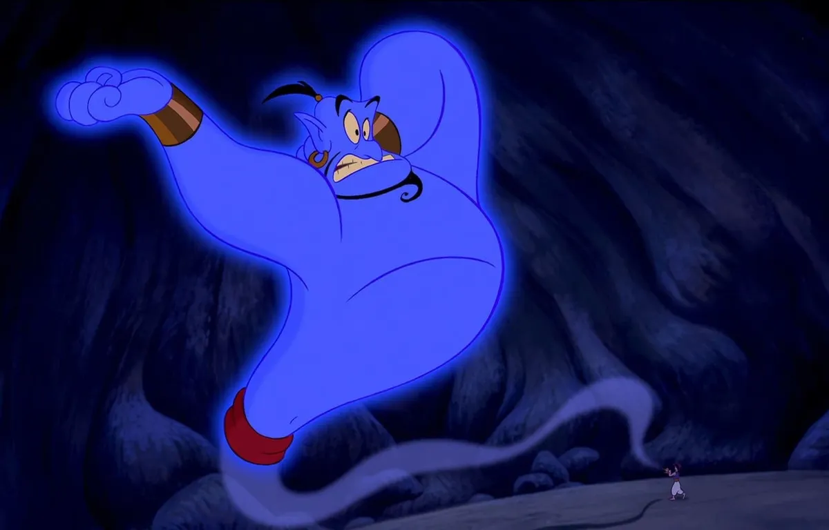 Robin Williams nog één keer te horen in zijn rol als "Genie" in de ...
