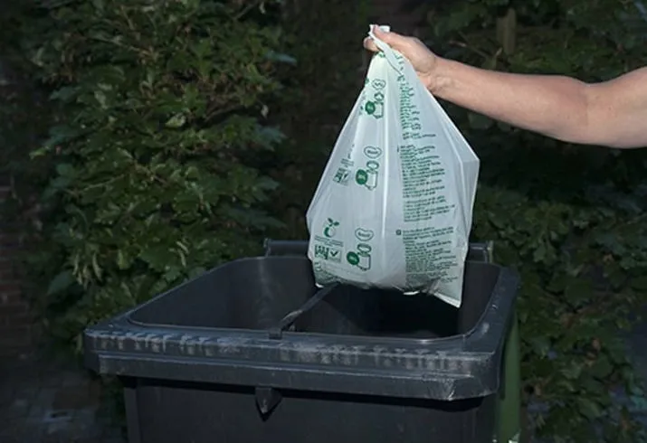 Biologisch afbreekbare zakjes voor GFT-afval
