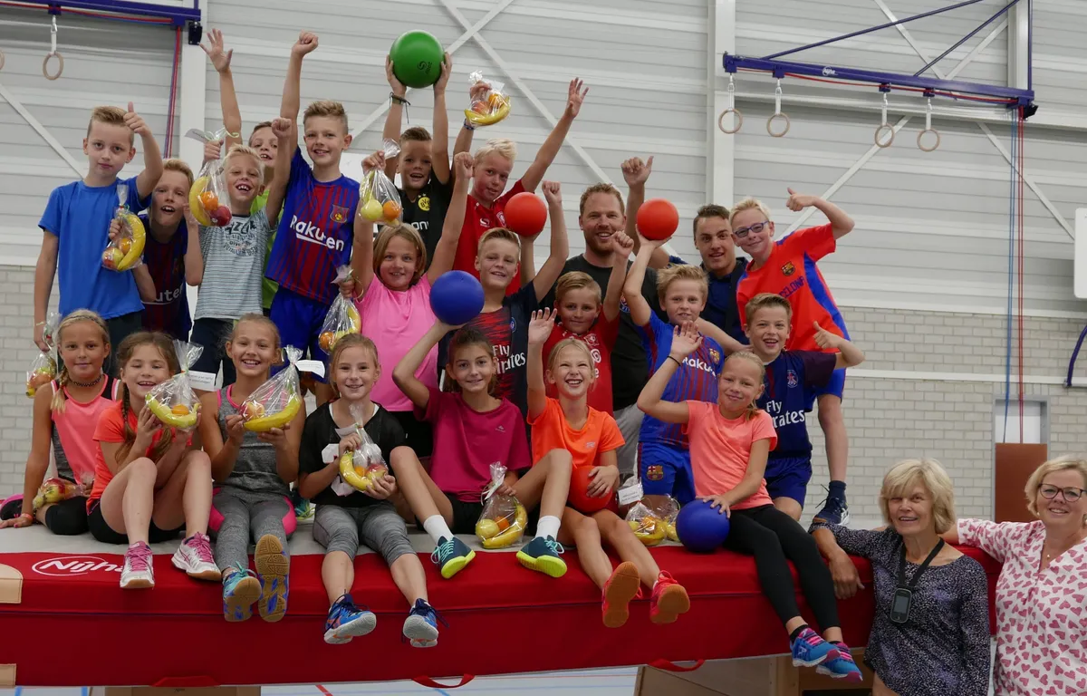 Eerste gymles in nieuwe sporthal van Tubbergen