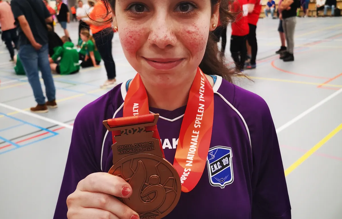 Vlaskoel toneel van basketbaltoernooi Special Olympics