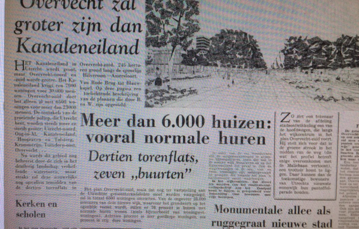 Utrecht 60 jaar terug: de bouw van Overvecht