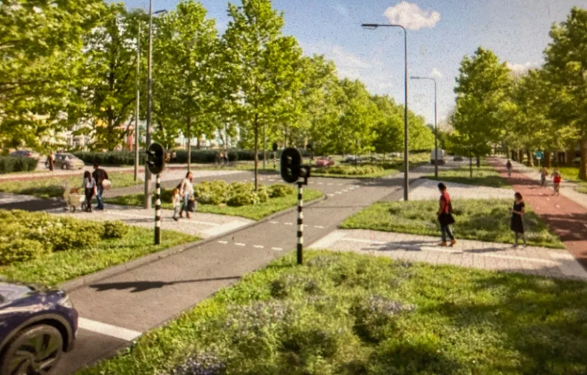 Kruispunt 't Goylaan-Linschotensingel wordt heringericht