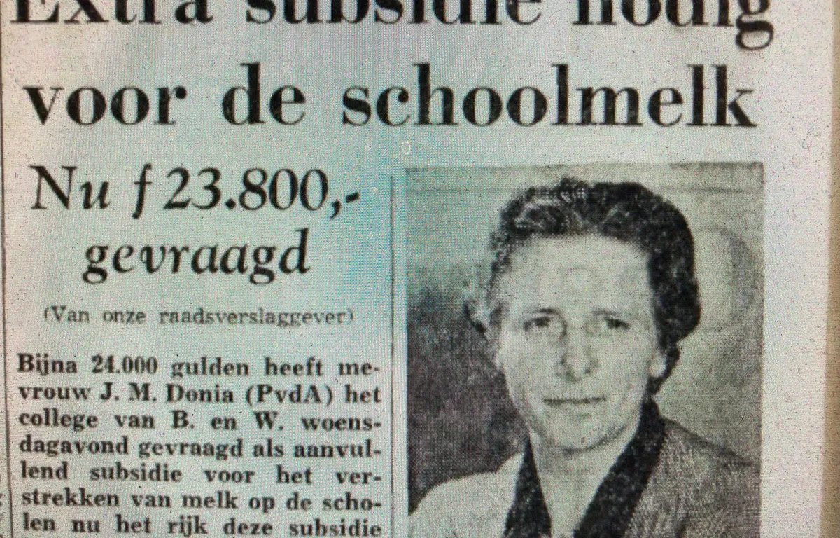 Utrecht 60 jaar terug: extra subsidie voor de schoolmelk