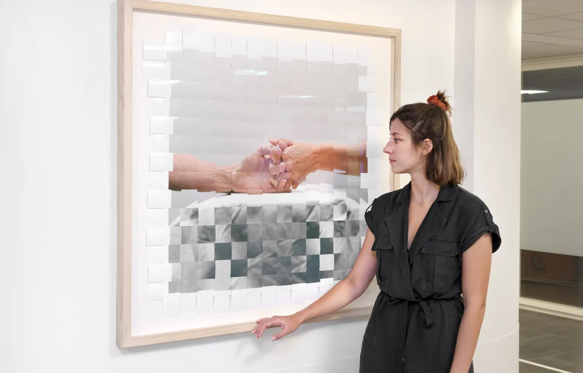 Onthulling Kunstparticipatieproject bij de Hoogstraat Revalidatie