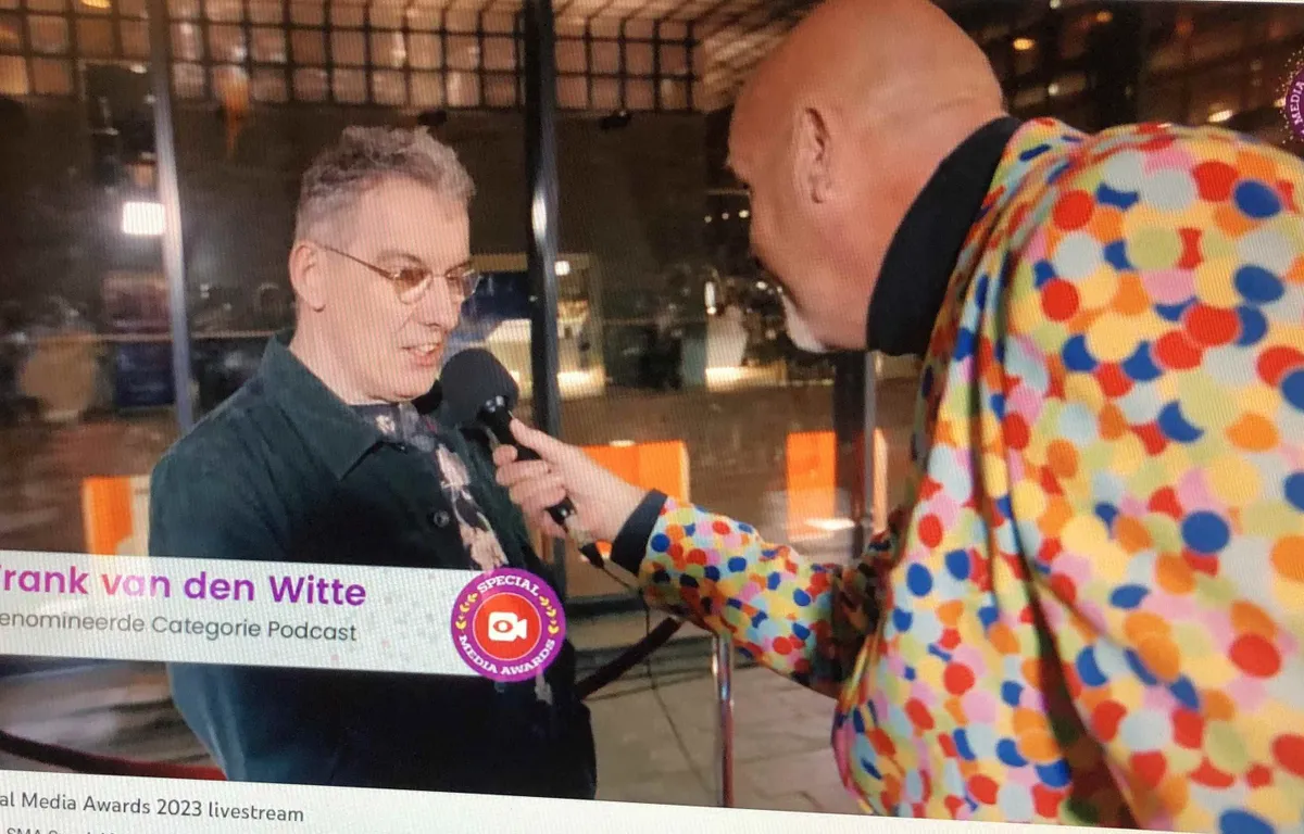 Veldhovenaar Frank van den Wittenboer op de rode loper Veldhovenaar Frank van den Wittenboer op de rode loper