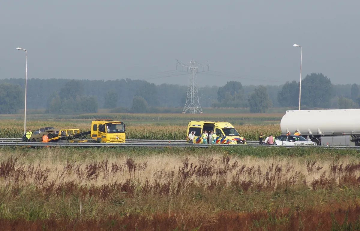 Ongeval A59 bij Sprang-Capelle