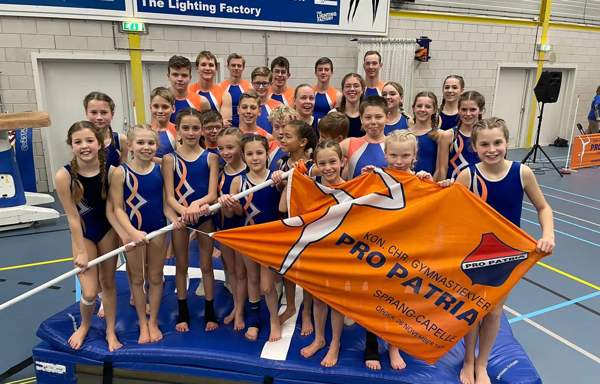 Geslaagde springwedstrijd gymnastiekvereniging Pro Patria uit Sprang ...