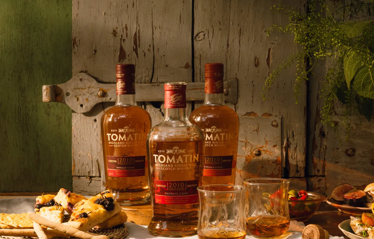 Tomatin whisky vangt essentie van Italië in nieuw whisky trio