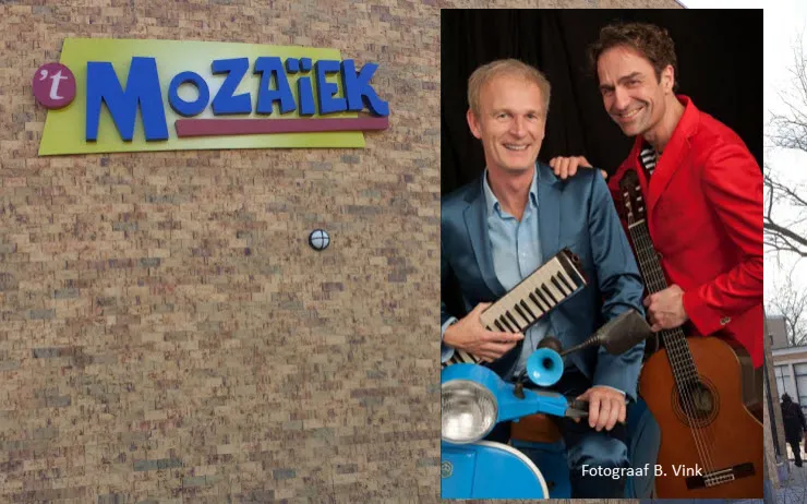 Cor Bakker en Gerard Alderliefste in Theater ’t Mozaïek