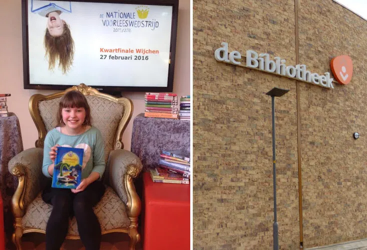 Merel Pelser wint de Wijchense voorleeswedstrijd!