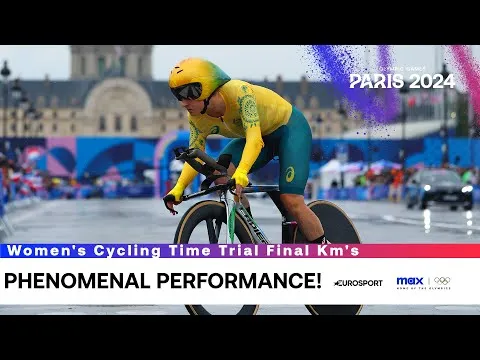 Video | Australia's Grace Brown wins individual time trial gold at Paris Olympics