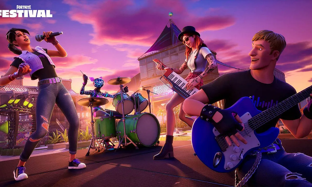 Je kan je oude Rock Band-instrumenten straks gebruiken in Fornite