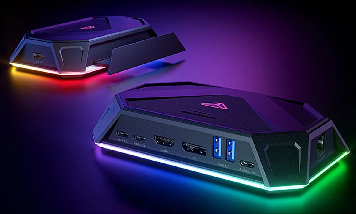 JSAUX RGB Docking Station 12-in-1 ports Review - Multifunctioneel!