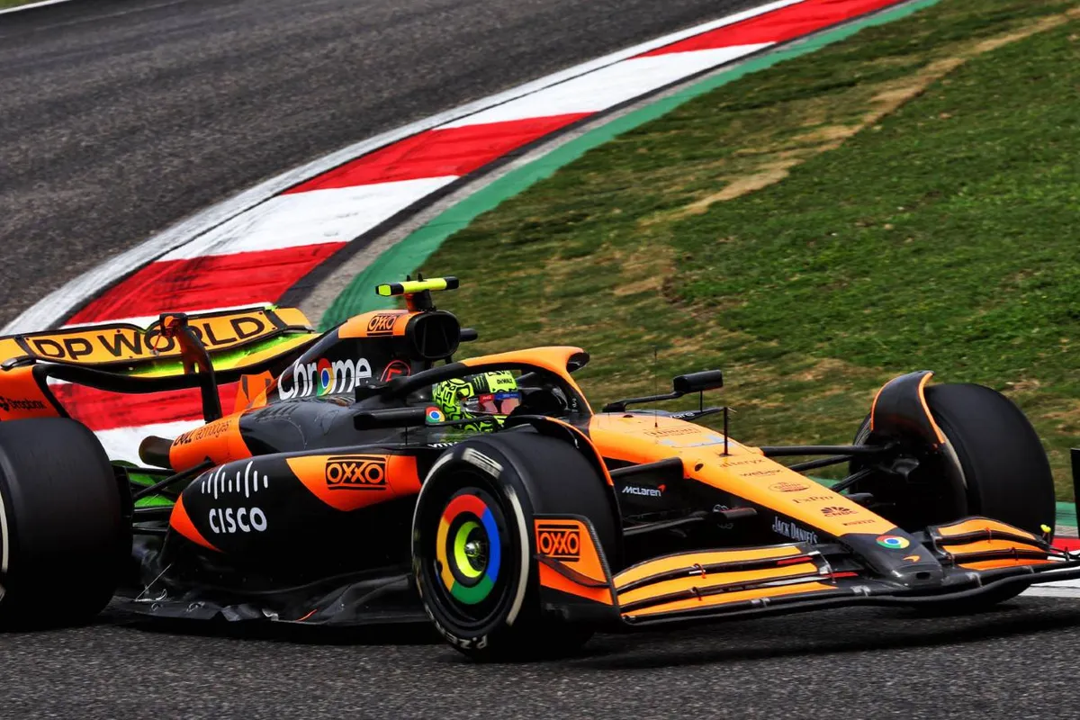 Norris beleefde angstige laatste rondes tijdens de Grand Prix van China ...