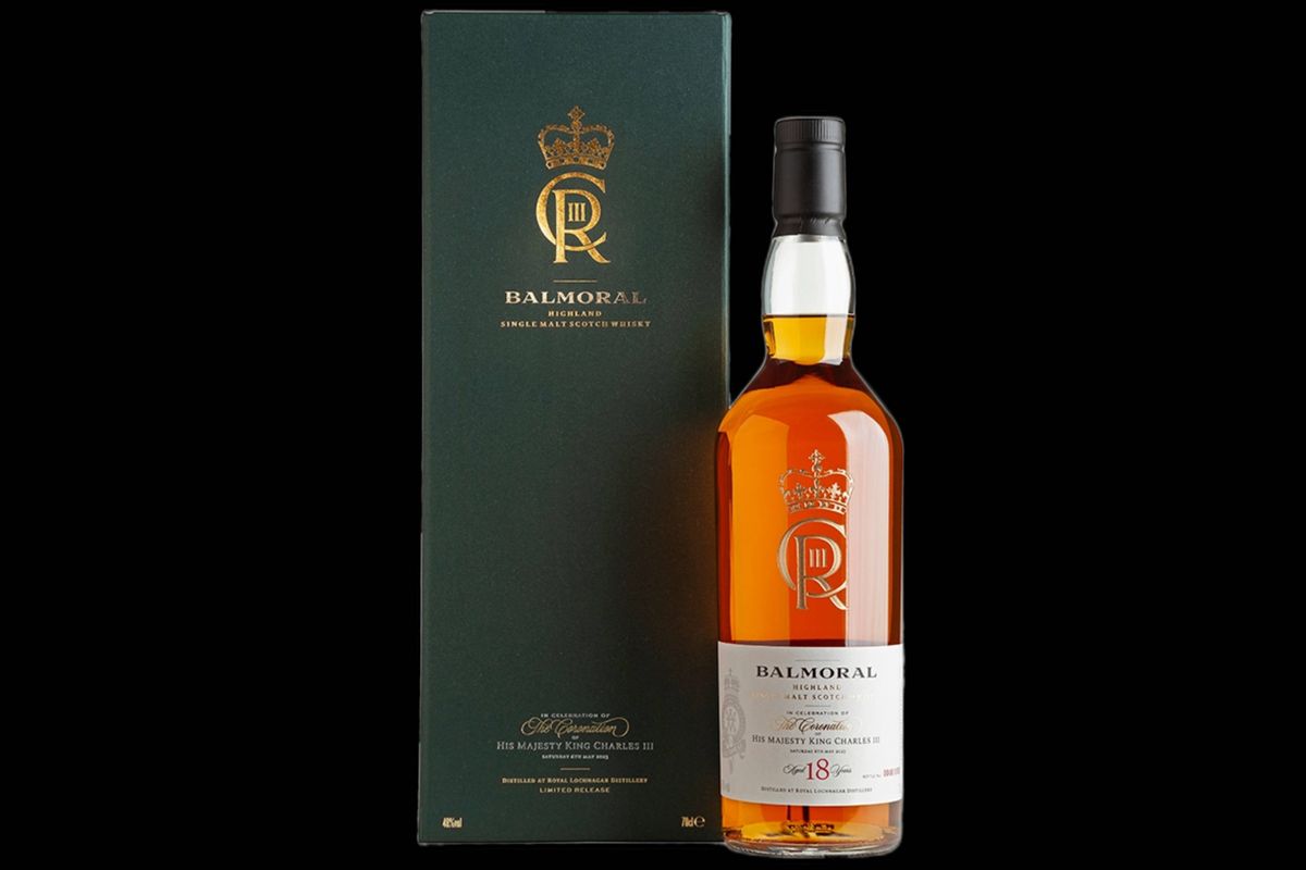 Balmoral Coronation Edition single malt eert koning Charles III