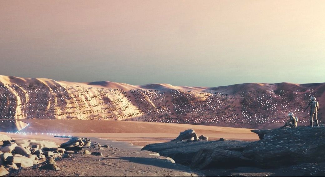 Architectenbureau toont hoe wonen op Mars er zal uitzien in het jaar 2100