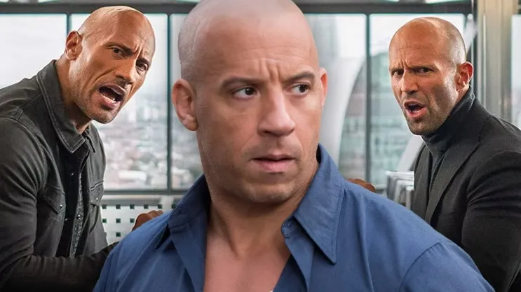 Vin Diesel, Dwayne Johnson en Jason Statham tekenden een 'equal pain'-contract voor de Fast ...