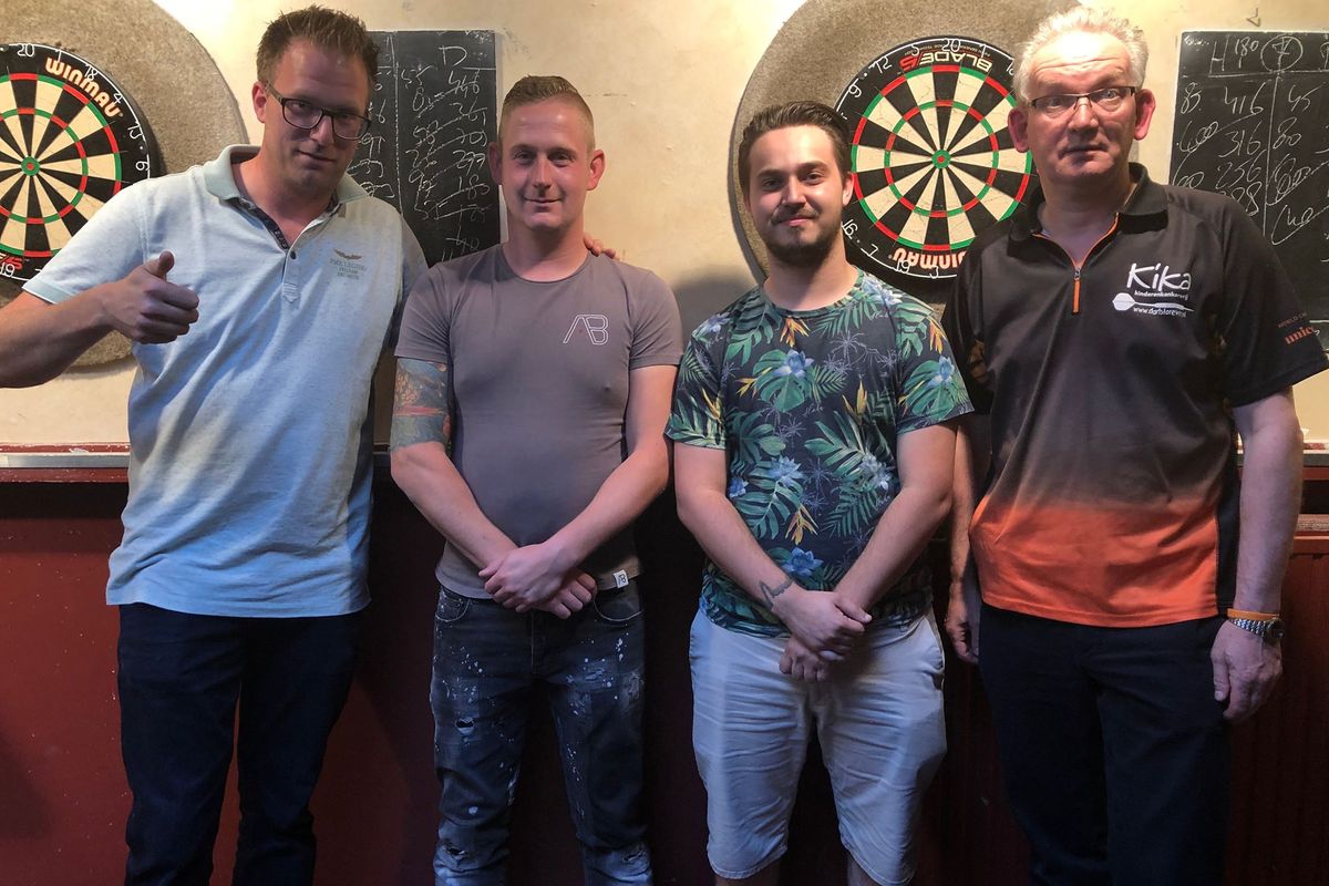 Brian Raman wint single en koppels bij Open Ranking De Valk