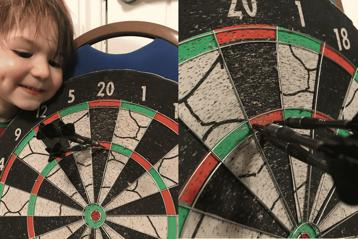 VIDEO: Co Stompé roept 180 als mastercaller op Texel Darts Trophy