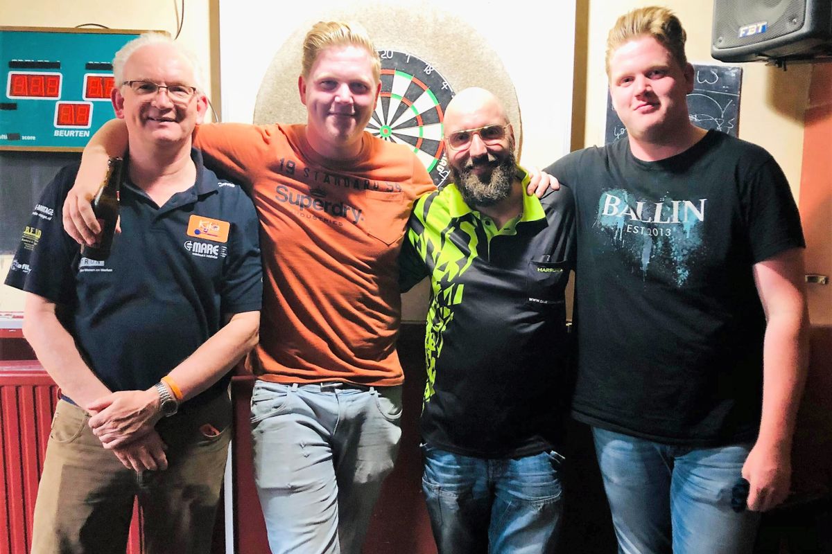 Corné van Mastrigt, Jimmy van Schie en Danny Trijp winnen in Dongen