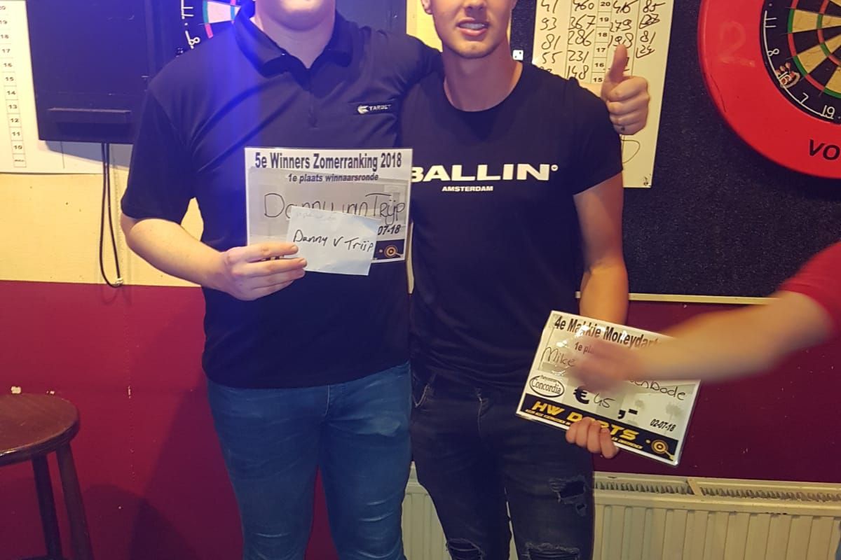 Danny van Trijp pakt 3 op een rij op 5e Winners Zomerranking 2018