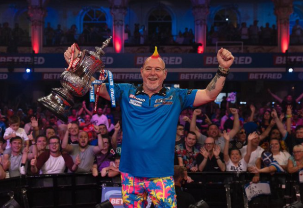 Zo ziet de lijst met major PDC-titels voor Peter Wright er nu uit