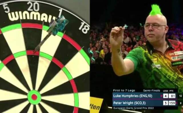 VIDEO: Peter Wright gaat voor onmogelijke 159-finish in Duitsland