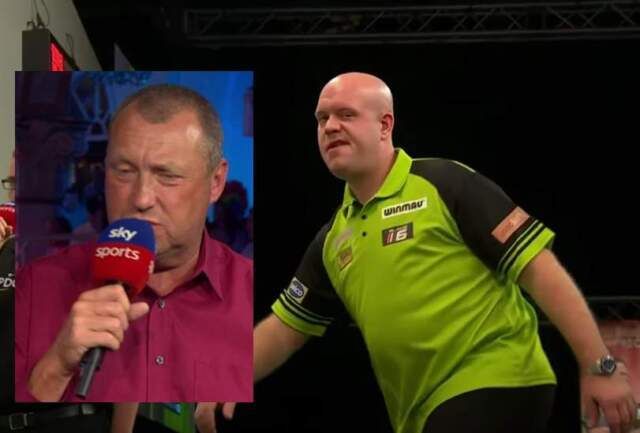 VIDEO: Laat Wayne Mardle een scheet tijdens Van Gerwen's partij?