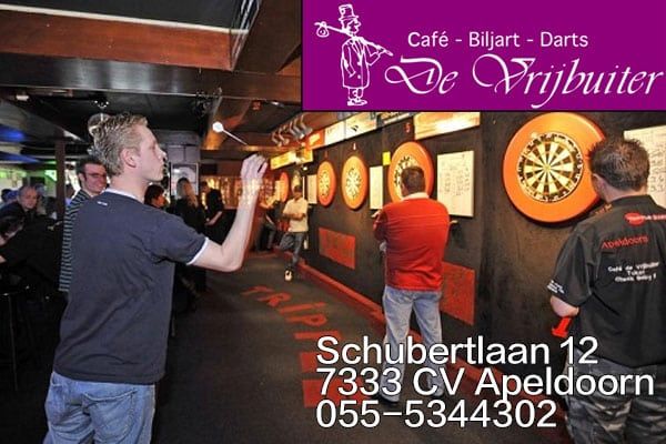 Melvin Gerritsen wint KGdarts Open in café de Vrijbuiter
