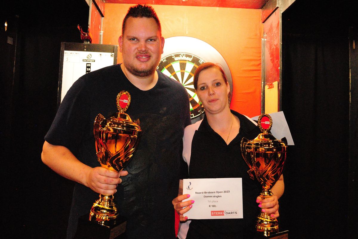 Wesley Plaiser en Shana van Nieuwenhoven winnen Noord-Brabant Open 2023