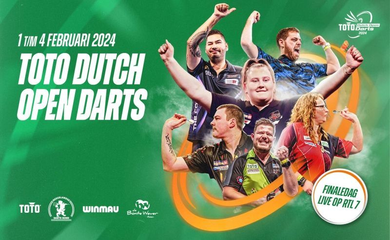 Tussen het PDC-WK geweld door niet vergeten in te schrijven voor de Dutch Open Darts 2024 in Assen!
