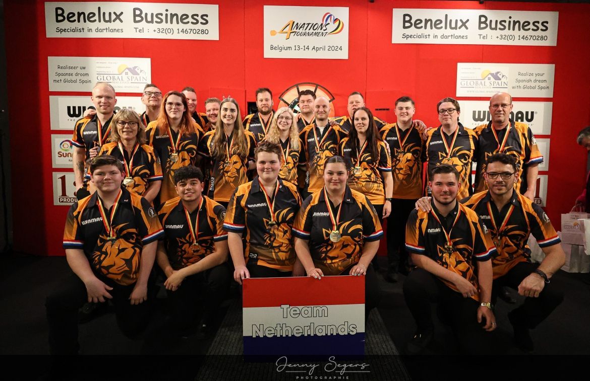 Nederlands team zeer succesvol tijdens laatste dag 4 landen toernooi in Mol