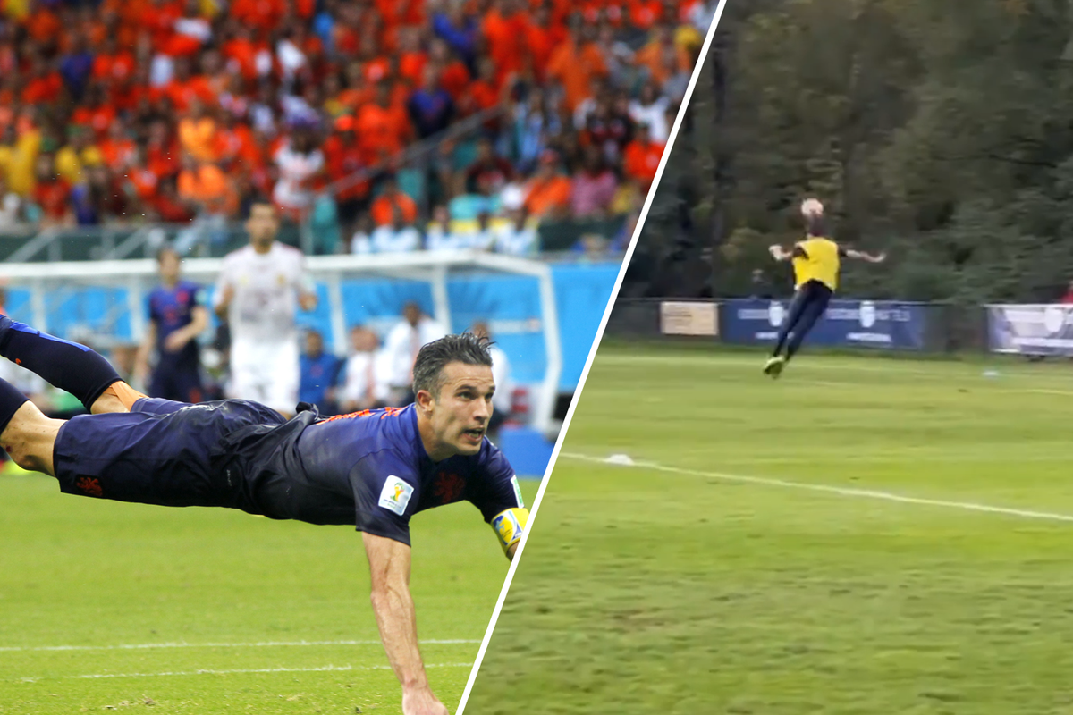 Shaqueel van Persie imiteert zijn vader met kopdoelpunt | FR12.nl