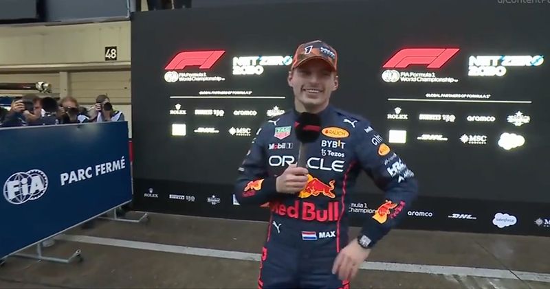 Video. Het moment dat Max Verstappen te horen kreeg dat hij kampioen is