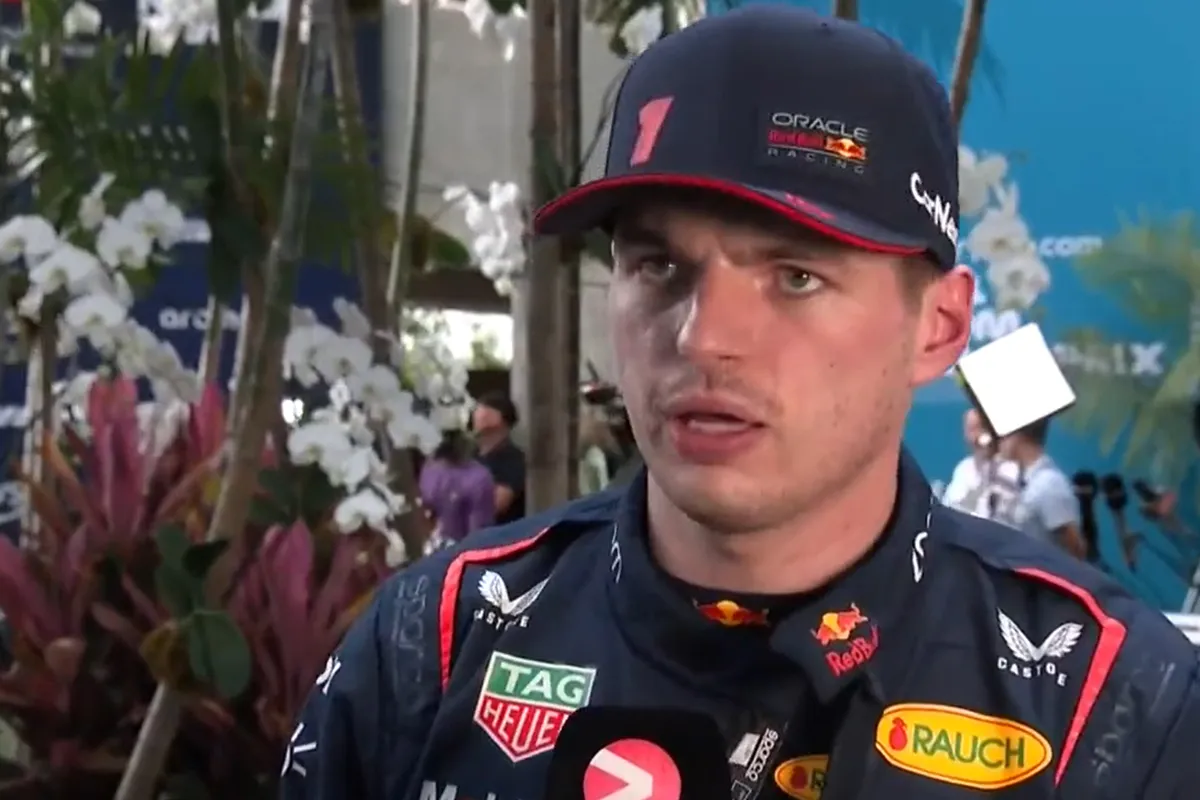 Video: De reactie van Max Verstappen na de kwalificatie in Miami | GP33