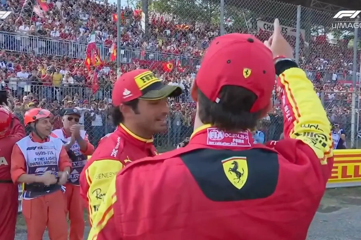 Video: Charles Leclerc wijst Italiaans publiek terecht na boegeroep richting Max Verstappen | GP33