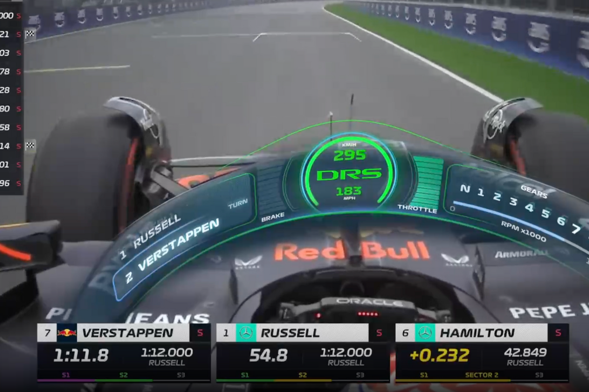 BI-ZAR: Max Verstappen en George Russell rijden exact dezelfde rondetijd tijdens kwalificatie F1 ...