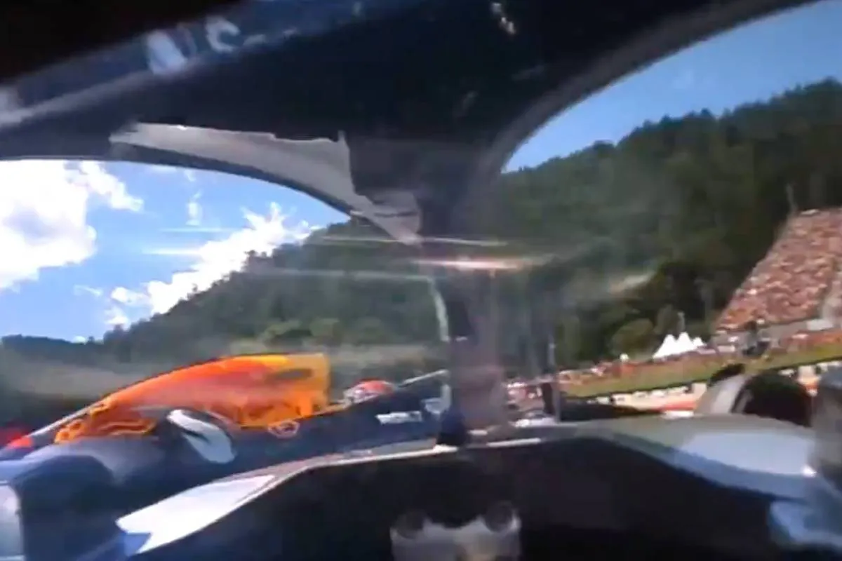 Video: Nieuwe beelden uit cockpit Andrea Kimi Antonelli tonen reden voor crash met Max ...
