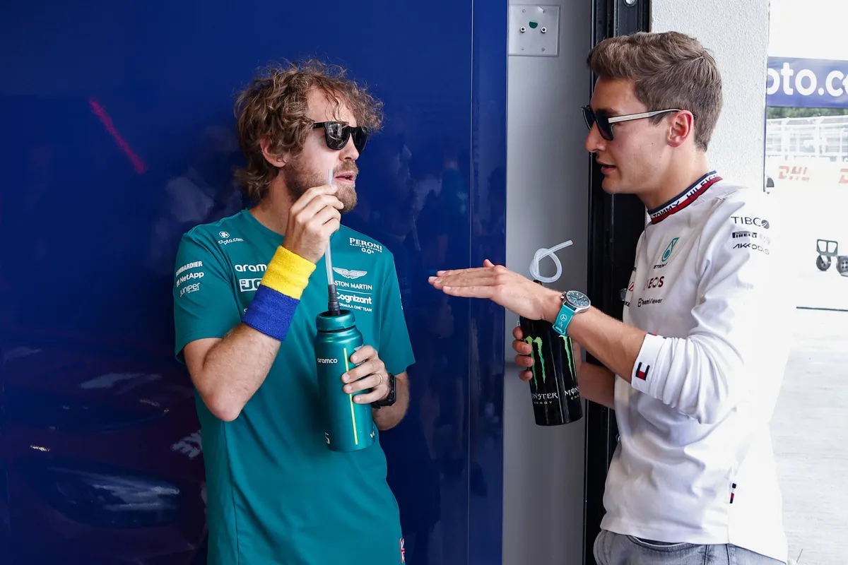 Sebastian Vettel noemt George Russell de nieuwe F1-wereldkampioen | GP33