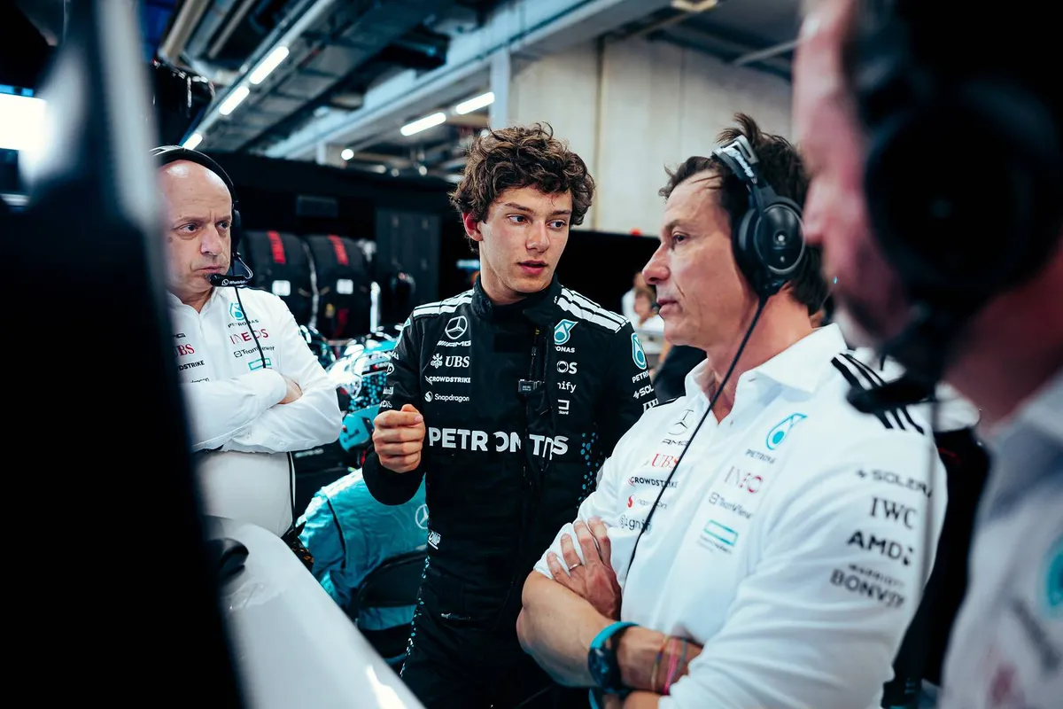 Kimi Antonelli doet boekje open over grote blunder bij Mercedes tijdens ...