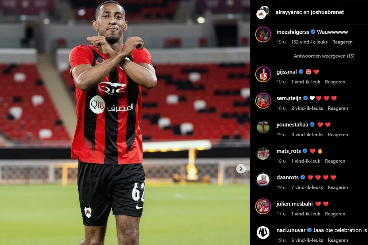In beeld: Brenet op spectaculaire wijze gepresenteerd bij Al Rayyan SC ...