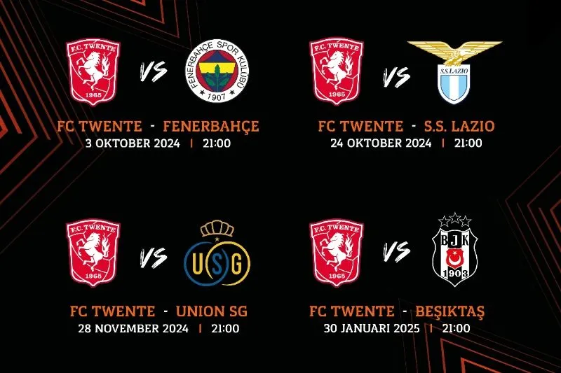 Kaartverkoop gestart voor Europa League-wedstrijden tegen Fenerbahce, Lazio, Union SG en ...