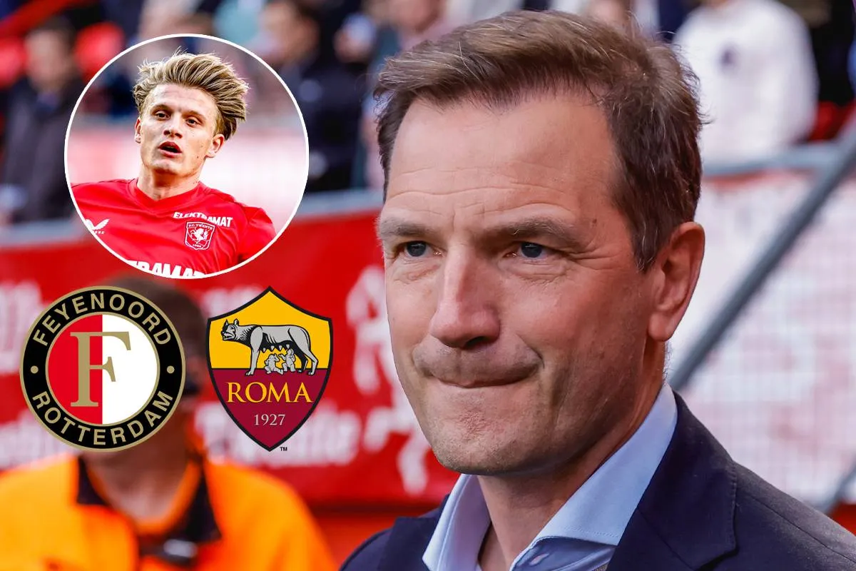 Durft Bruggink bod van 18 miljoen van AS Roma te weigeren als Feyenoord 10 miljoen biedt ...